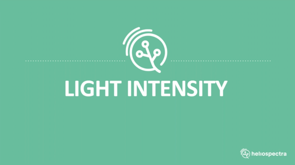 helioLESSON 2: Light Intensity and Basics of DLI - Heliospectra