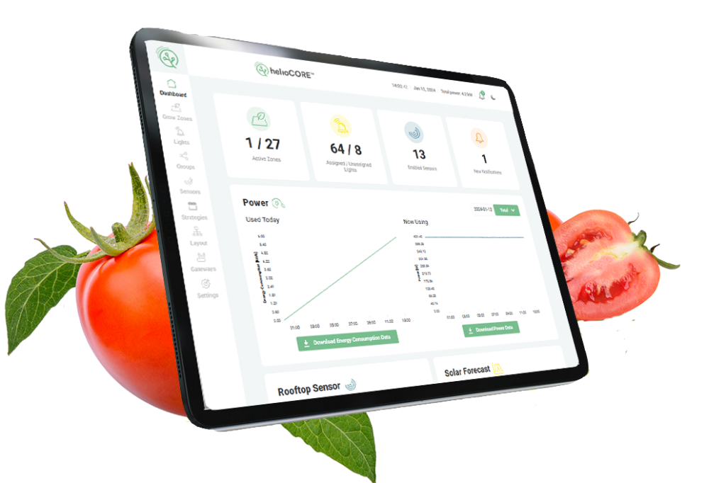 HelioCORE, helioCORE Control System - Heliospectra